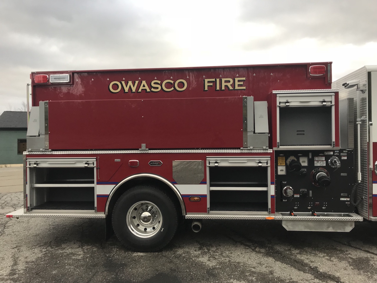 KME Custom Eliminator Tanker to Owasco Fire Department - Gorman Enterprises
