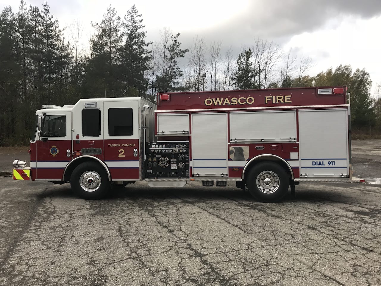 KME Custom Eliminator Tanker to Owasco Fire Department - Gorman Enterprises